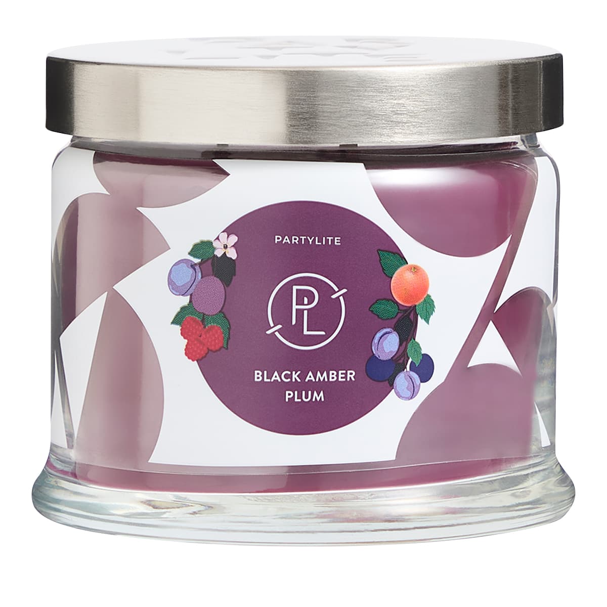 Black Amber Plum 3-Wick Jar Candle | PartyLite – PartyLite US