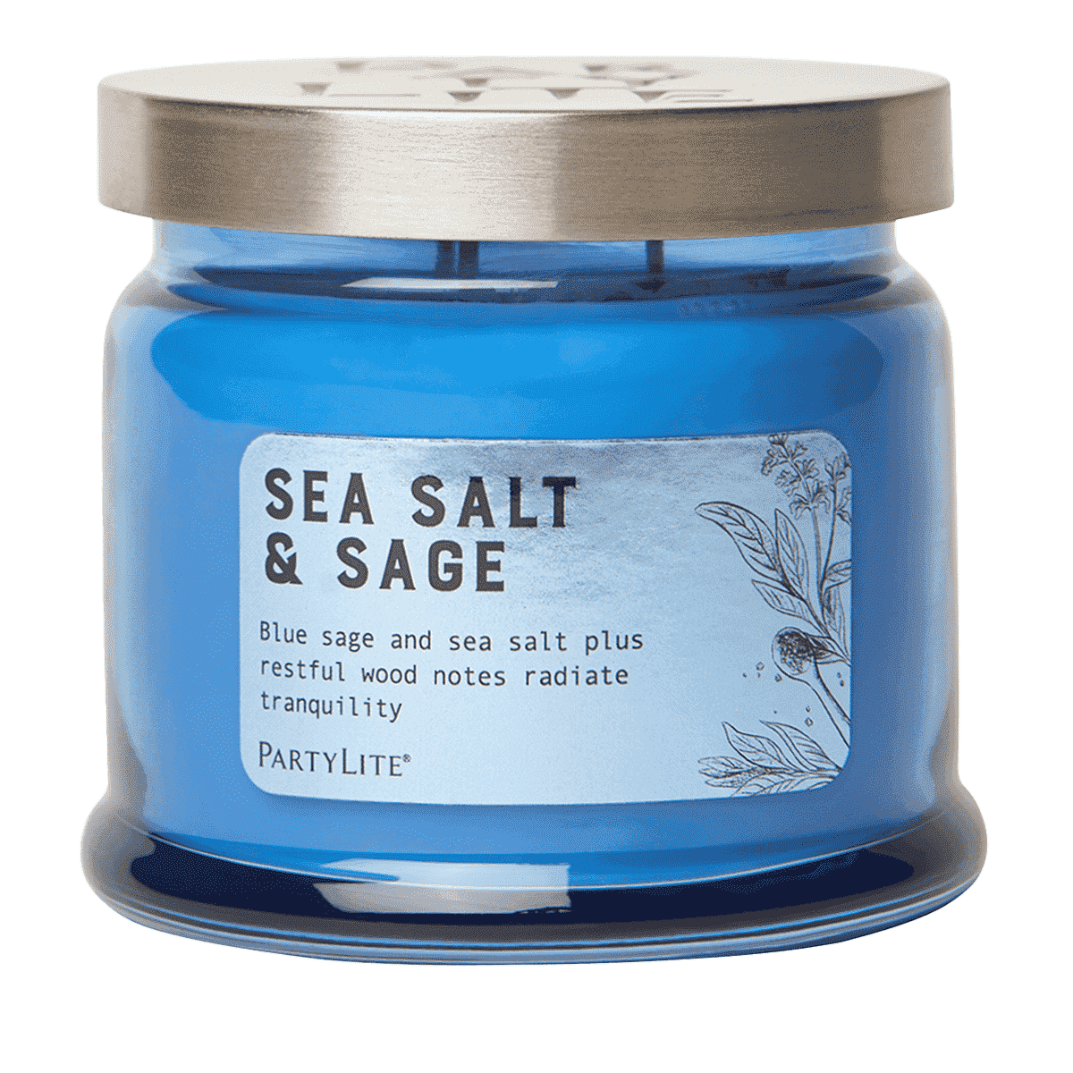 Sea Salt & Sage 3 Wick Jar Candle | PartyLite US