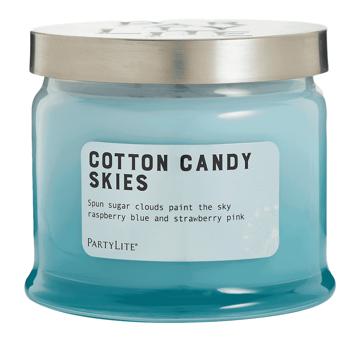 Cotton Candy Skies 3-Wick Jar Candle | PartyLite US