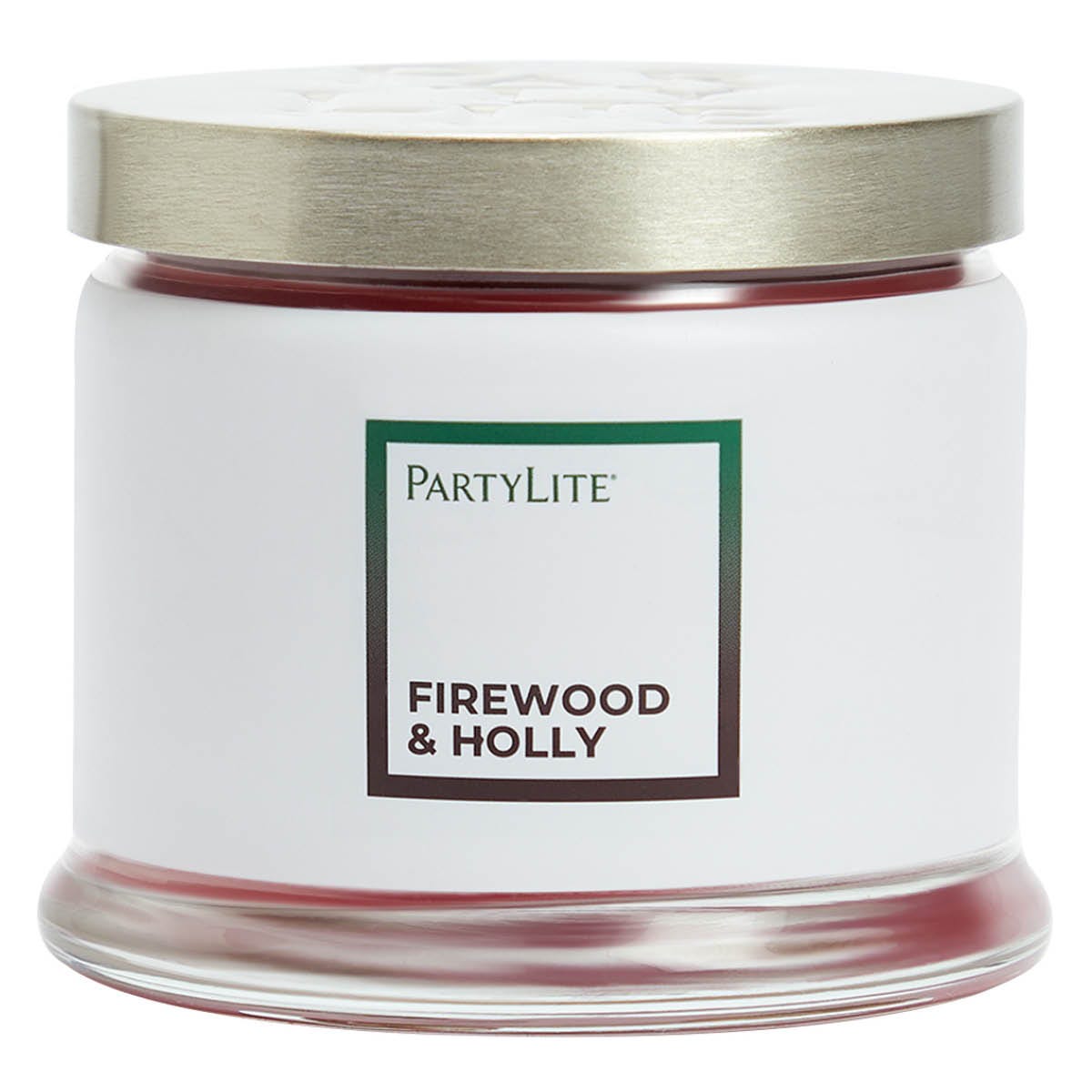 Firewood & Holly 3-Wick Jar Candle | PartyLite – PartyLite US
