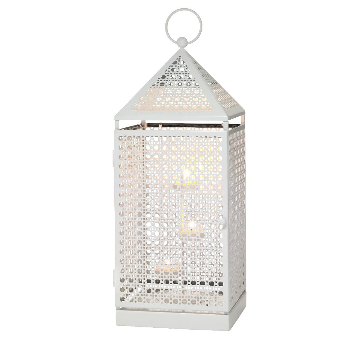 White Pierced Candle Lantern - PartyLite – PartyLite US